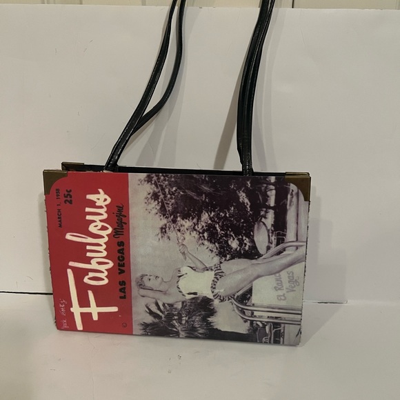 Bags | Vintage Las Vegas Magazine Purse | Poshmark